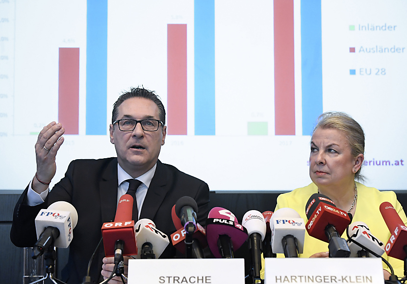 Strache stärkt Hartinger demonstrativ den Rücken - UnserTirol24