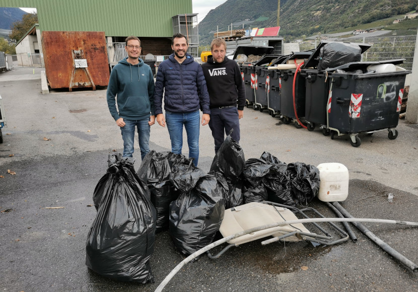 Erfolgreiche Müllsammelaktion im Vinschgau - UnserTirol24